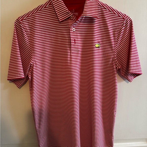 Masters | Shirts & Tops | Masters Polo Red And White Striped Shirt ...
